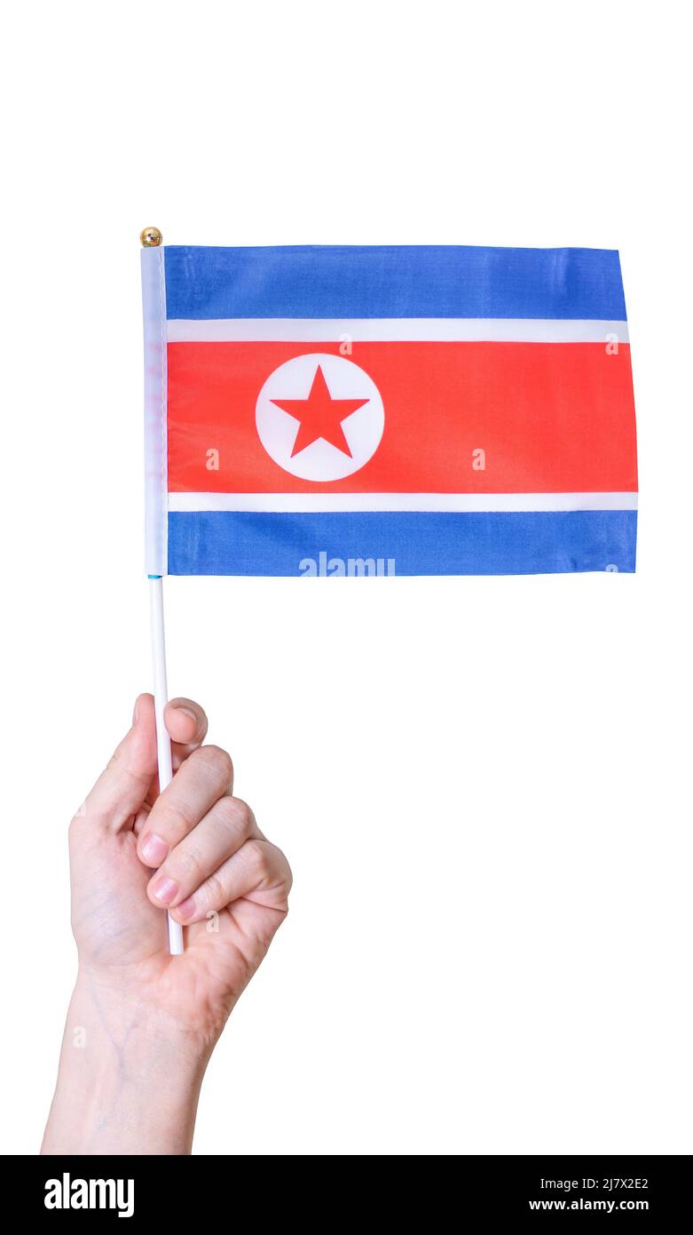 Flag of dprk Cut Out Stock Images & Pictures - Alamy