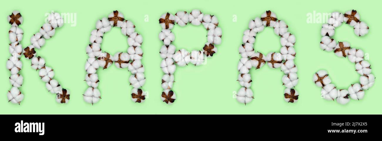 Word kapas from Indonesian language means cotton, made of cotton ...
