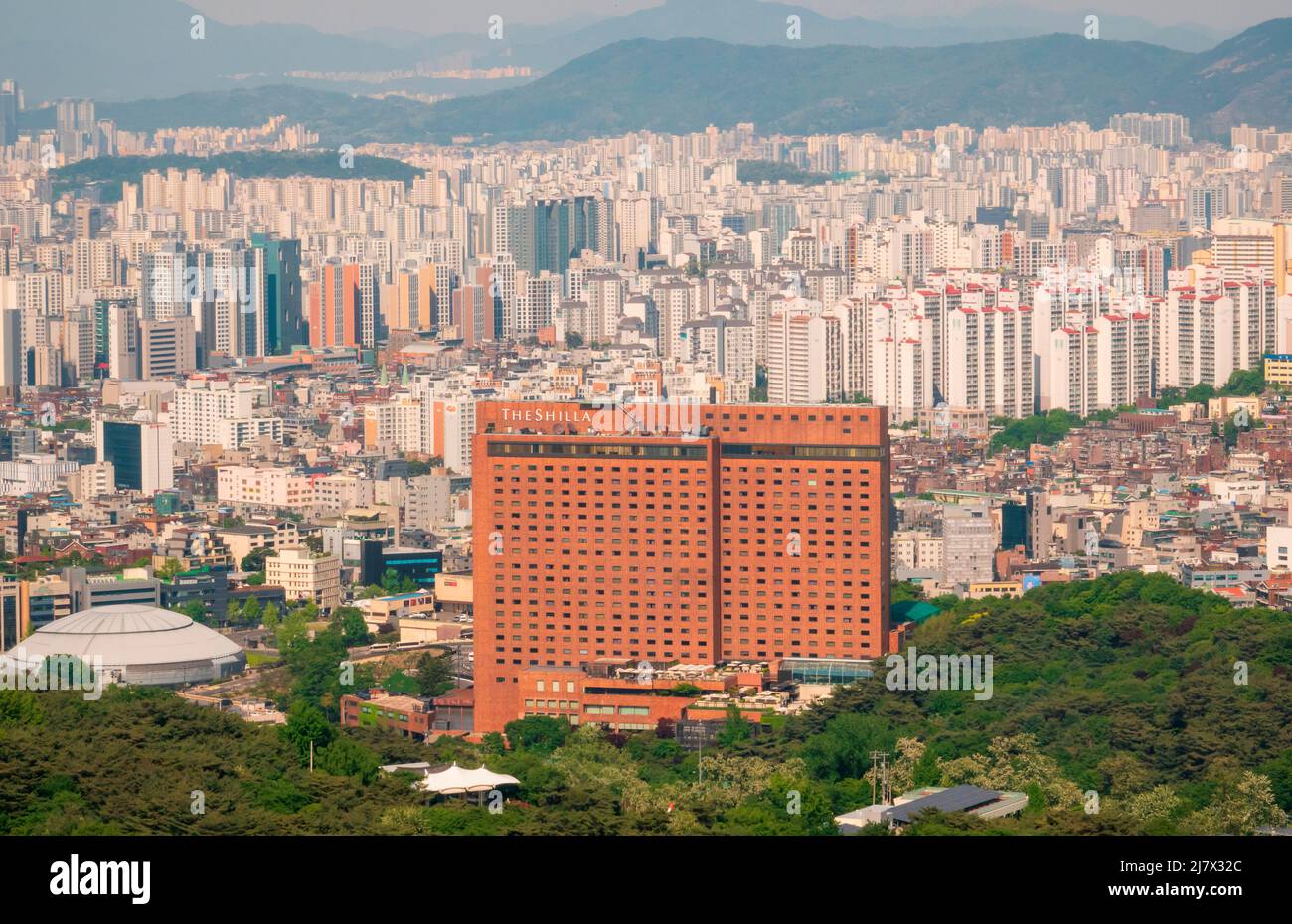 The Shilla Hotel, May 10, 2022 : A general view of the Shilla Hotel in ...
