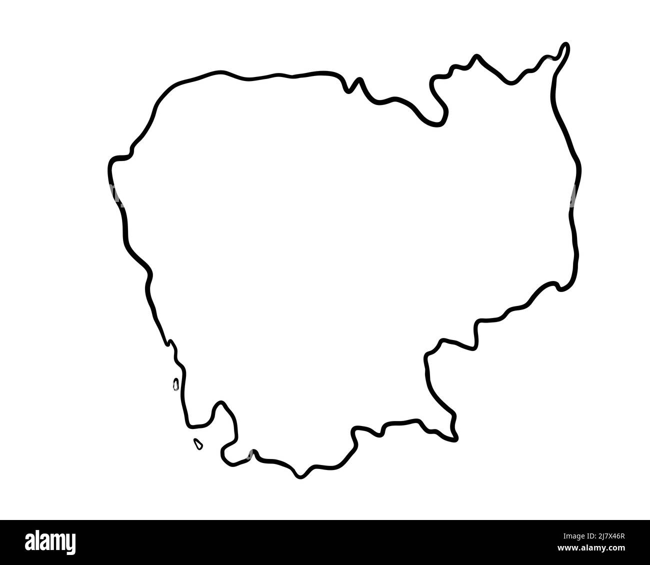 Hand drawn map hi-res stock photography and images - Alamy