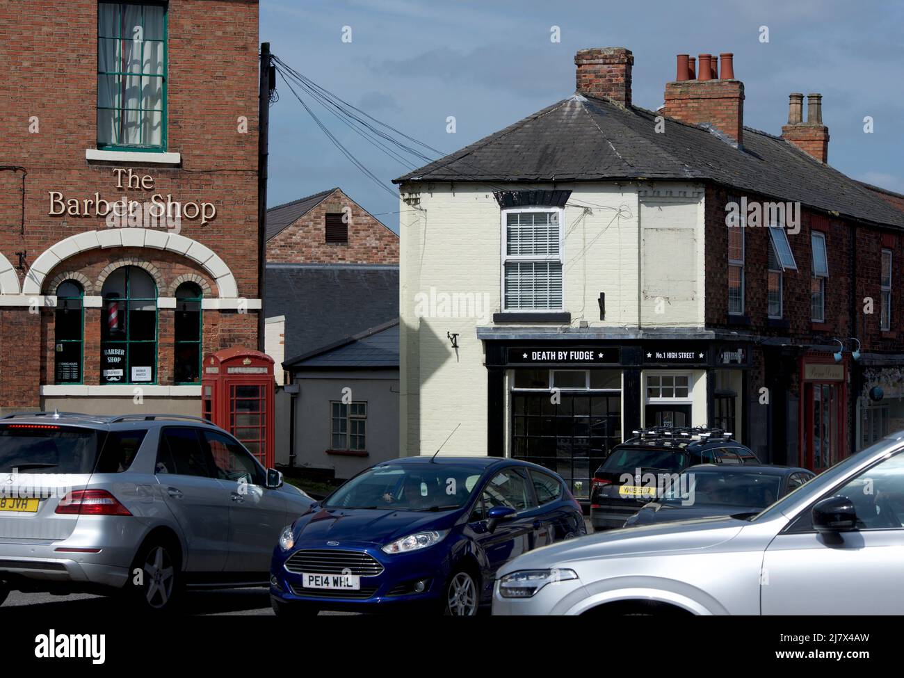 Traffic in Epworth, North Lincolnshire, England UK Stock Photo - Alamy