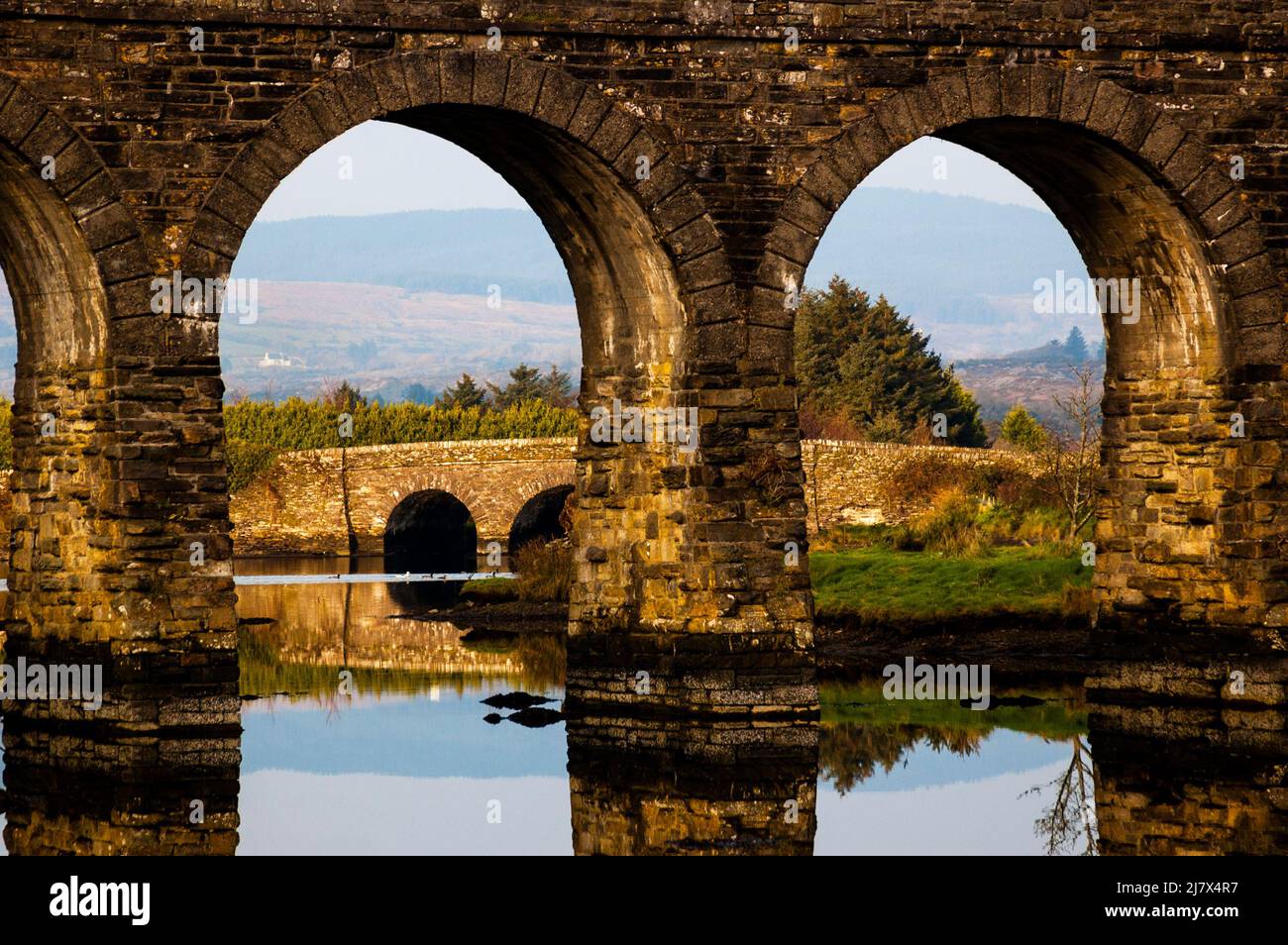 Balleydehob, Ireland arched bridges Stock Photo - Alamy