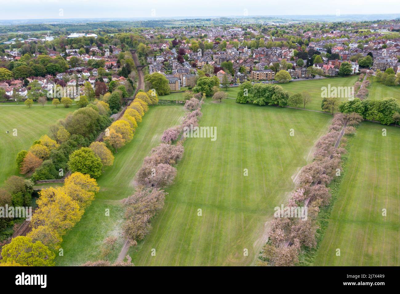 Aerial view harrogate hi-res stock photography and images - Alamy