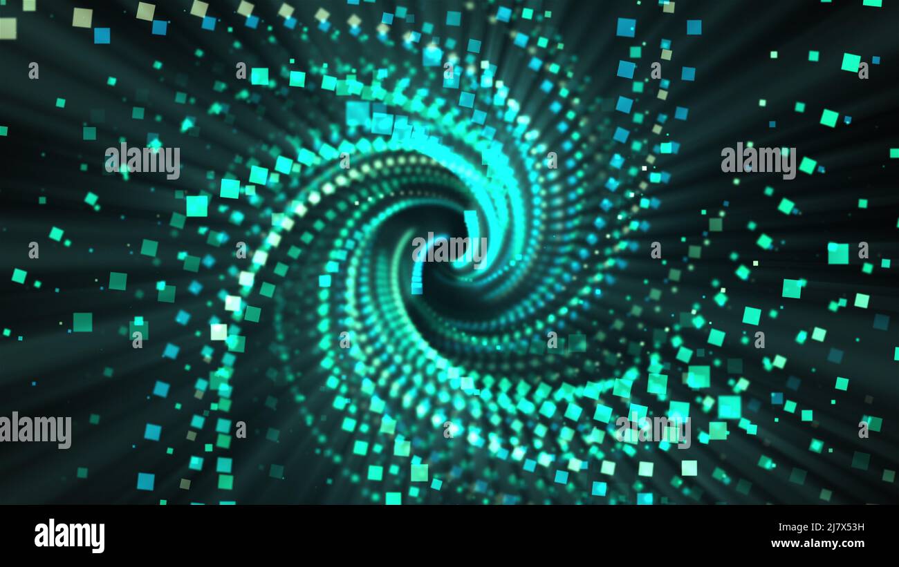 Digital squares. Computer generated 3d render Stock Photo - Alamy