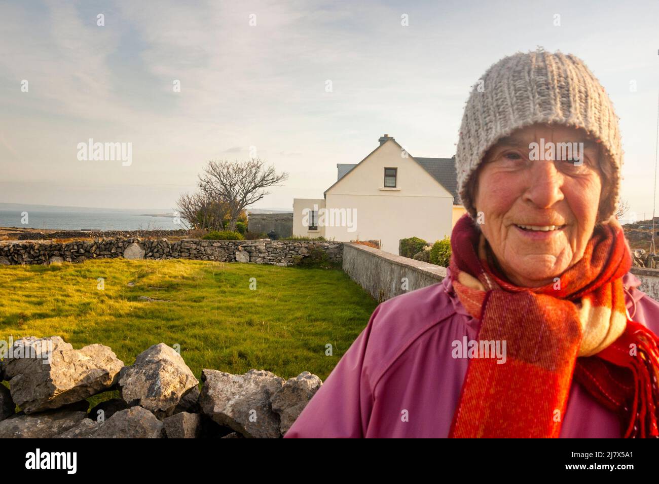 Islander on the island of Inishmaan, Galway Bay, Ireland Stock Photo ...