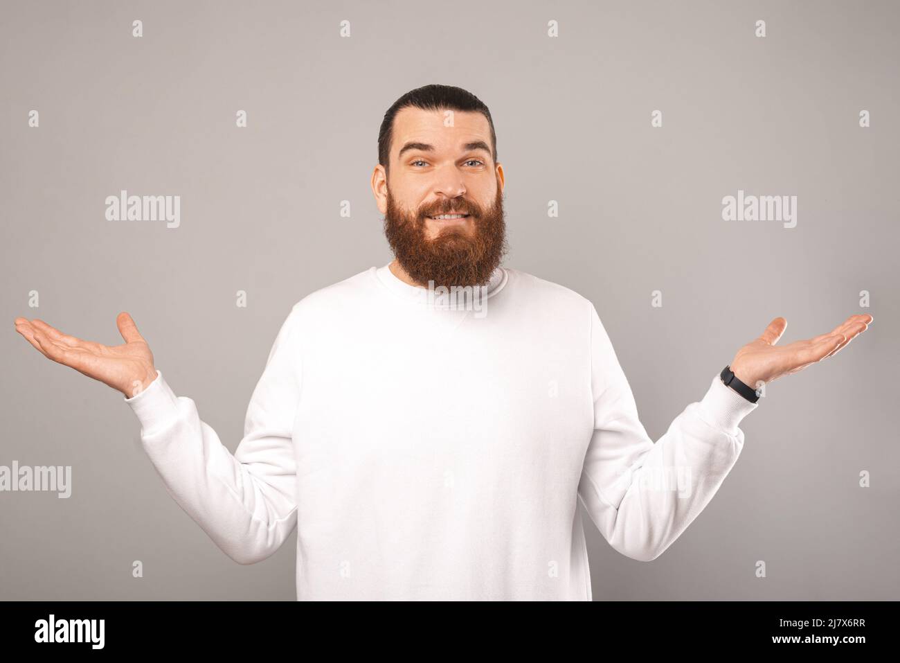 Young student, male, shrugging hi-res stock photography and images - Alamy