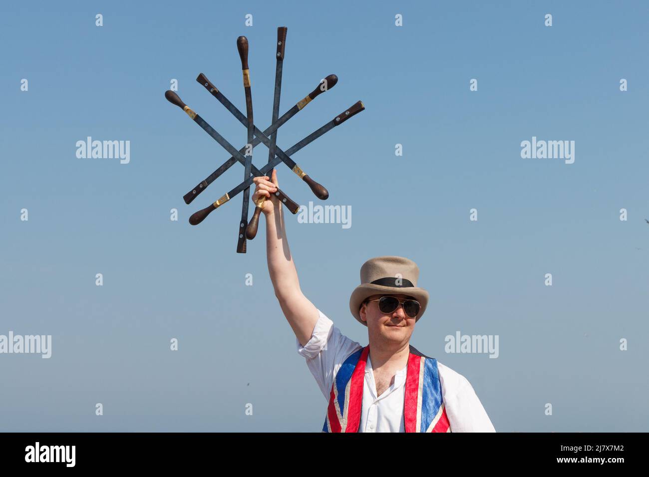 Traditional and Morris Dancing at the Whitby Folk Week Stock Photo - Alamy