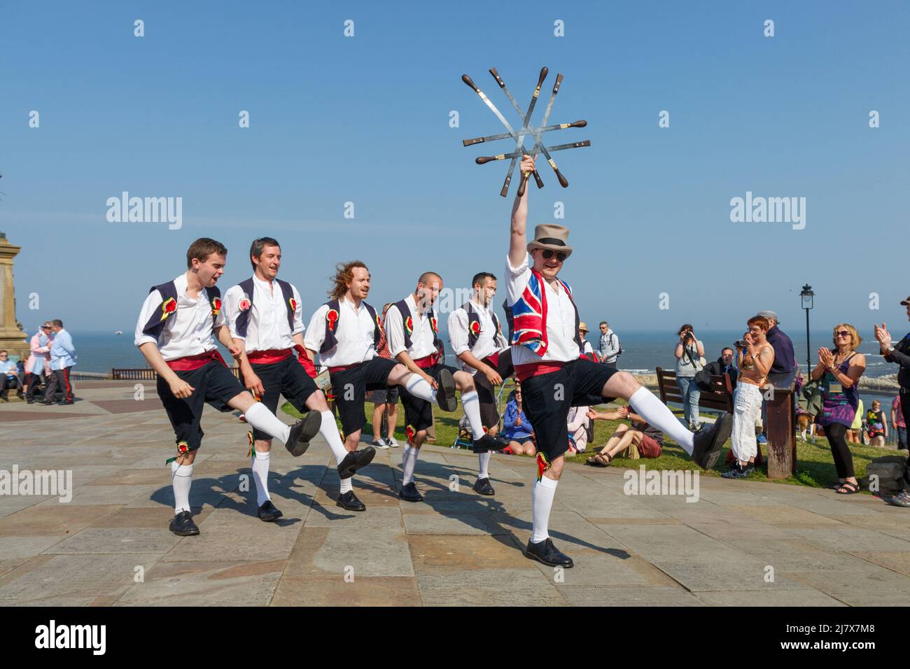 Traditional and Morris Dancing at the Whitby Folk Week Stock Photo - Alamy