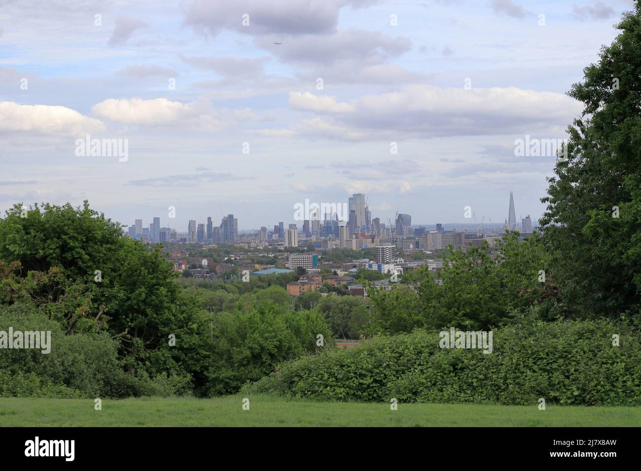 View of London from Parliament Hill Stock Photo - Alamy