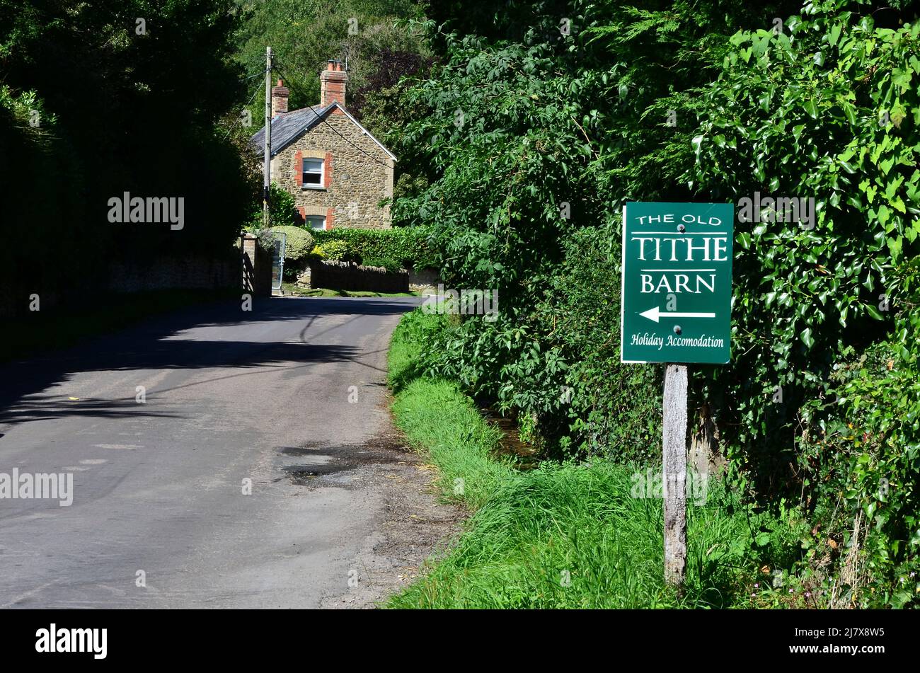 Litton Cheney village near Dorchester in West Dorset, England Stock ...