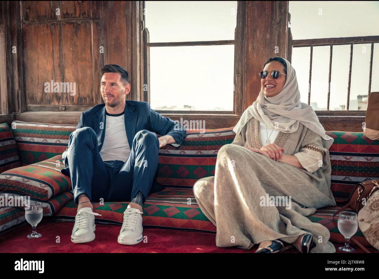 Jeddah, Saudi Arabia, on May 10, 2022, Saudi Princess and Assistant ...