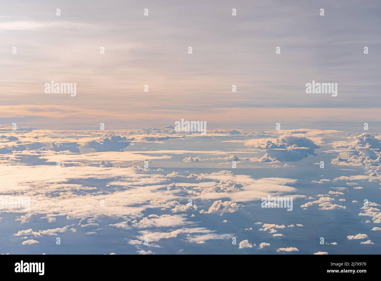 Aerial view dramatic cloudscape over hi-res stock photography and ...