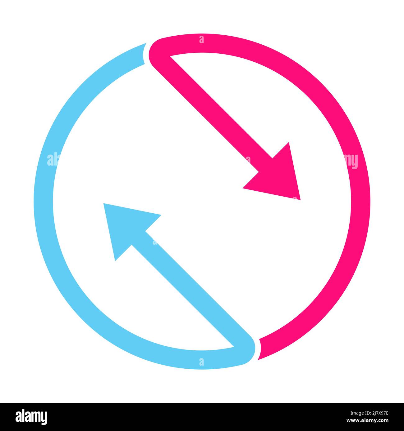 bidirectional arrows icon vector for graphic design, logo, website ...