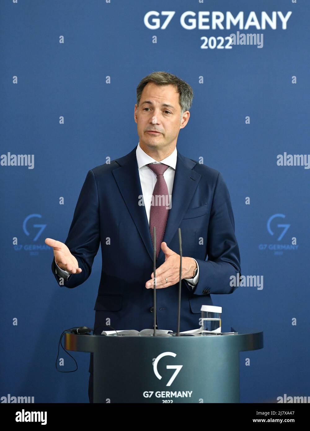 Berlin, Germany. 10th May, 2022. Visiting Belgian Prime Minister ...