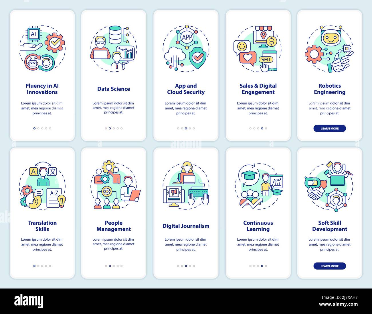 Digital skills Stock Vector Images - Alamy