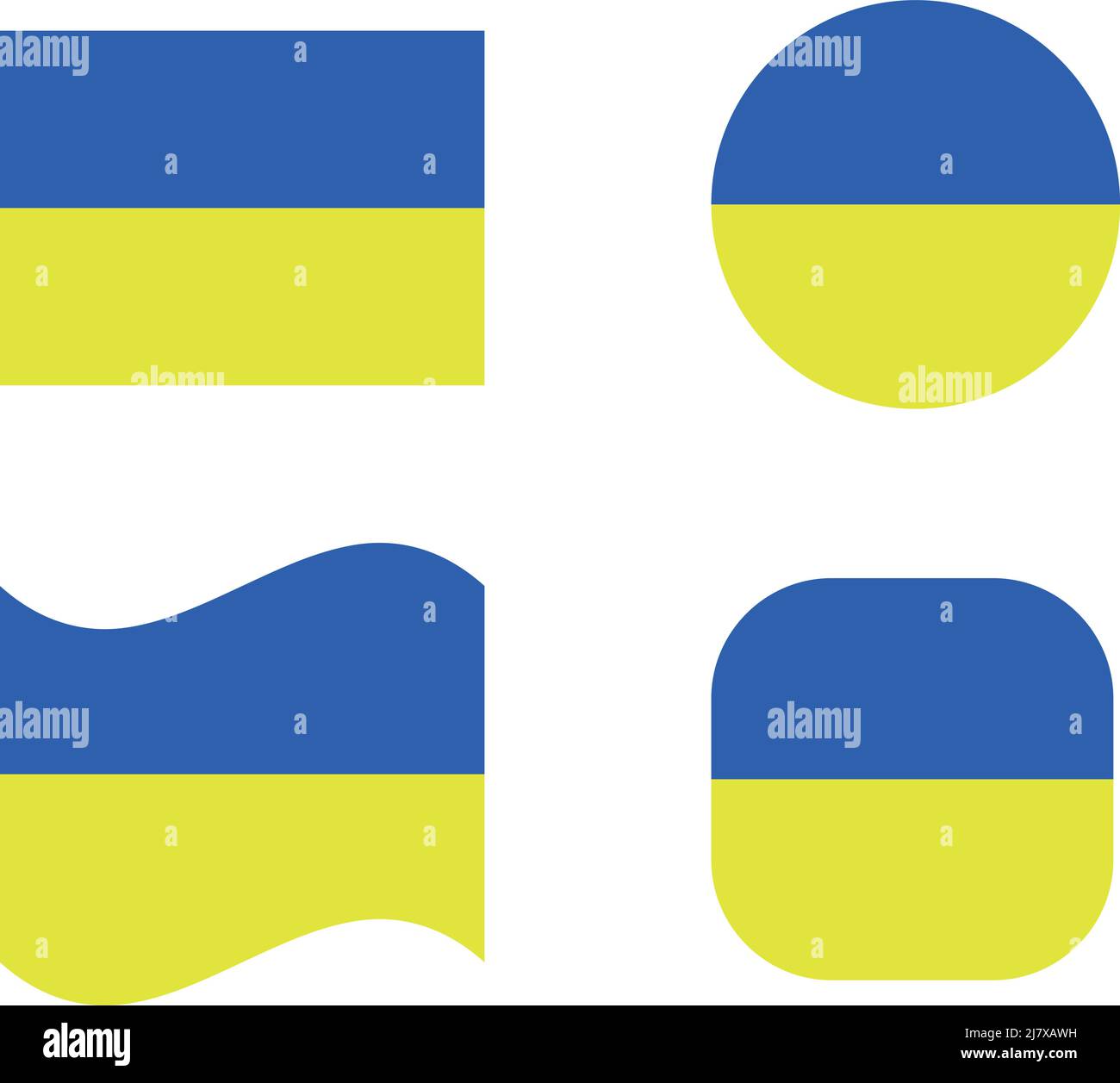 Ukraine flag window Stock Vector Images - Alamy