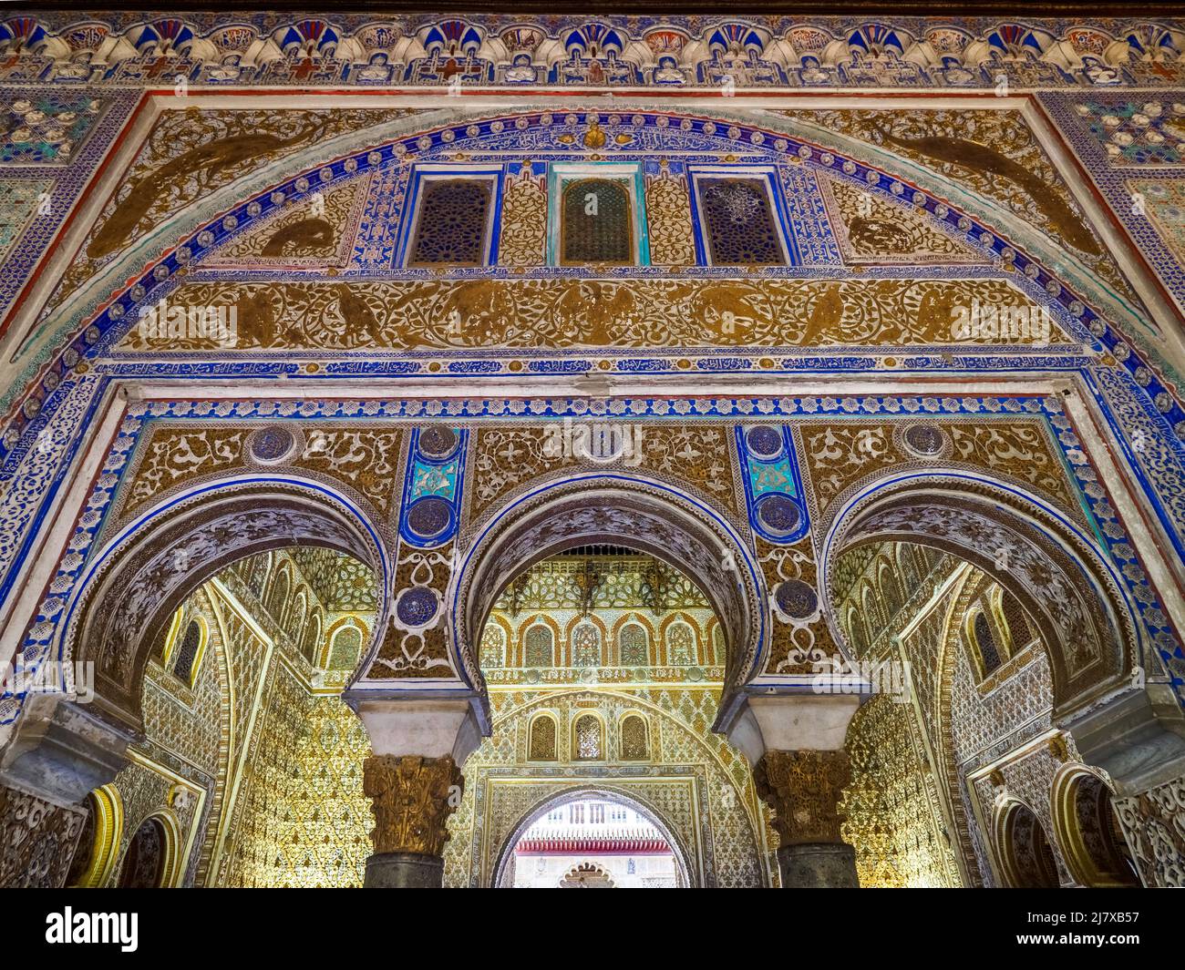 Mudejar decorations in Salon del Techo de Felipe II (Felipe II Ceiling ...