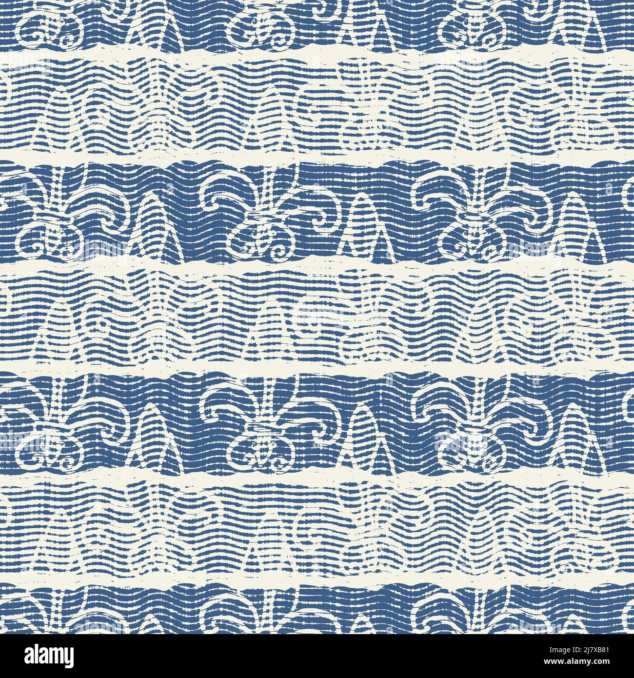 Delicate french lace effect seamless stripe pattern. Ornate provence ...