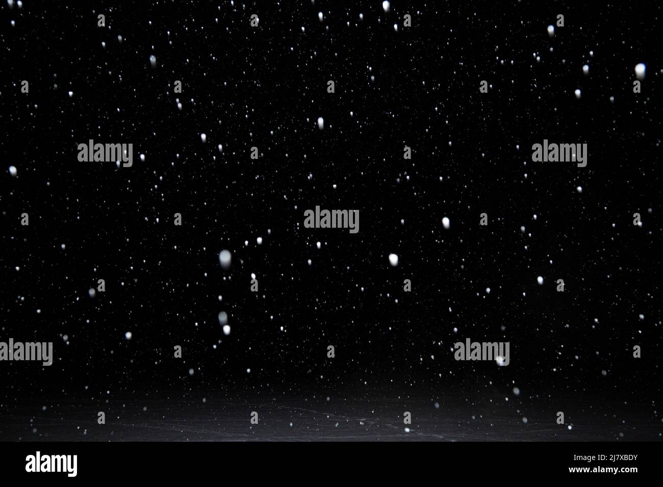 Snow Falling At Night Wallpaper