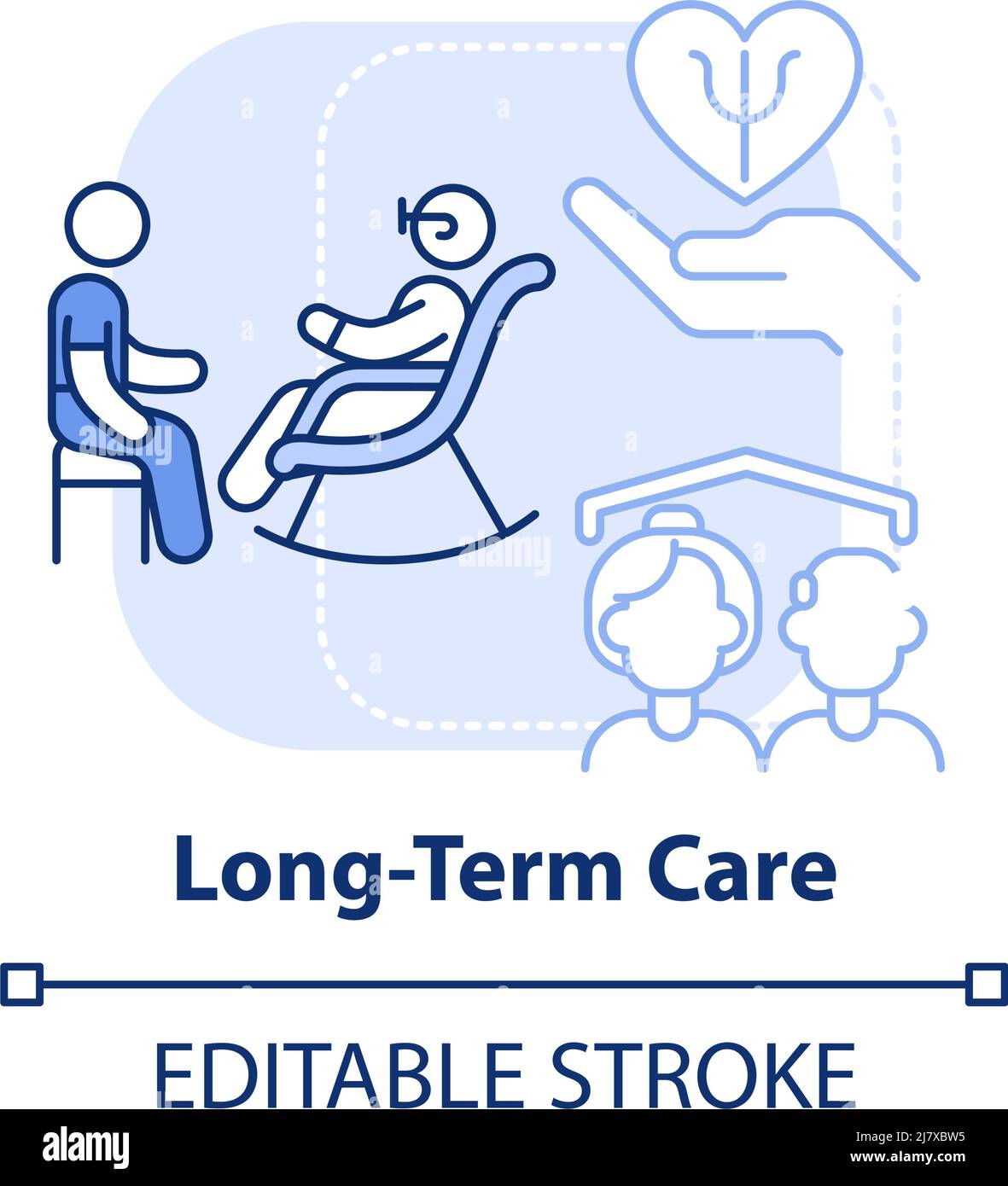 Care hospital dementia Stock Vector Images - Alamy