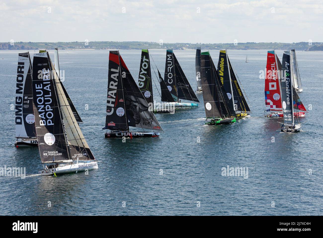 Fleet, ambiance, illustration during the start of the Guyader Bermudes ...