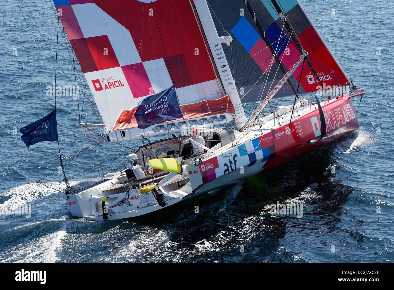 Damien Seguin - GROUPE APICIL during the start of the Guyader Bermudes ...