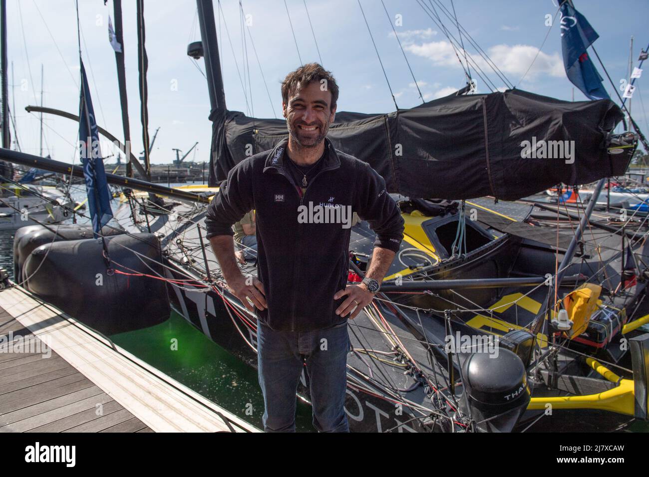 Brest, France - May 6, 2022, Alan Roura, HUBLOT during the Defi Pomâ ...
