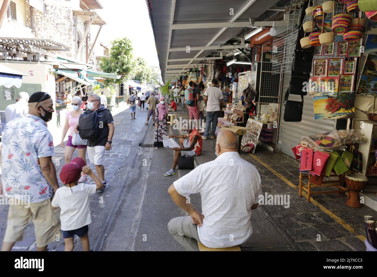 Port Louis Central Market Stock Photo - Alamy