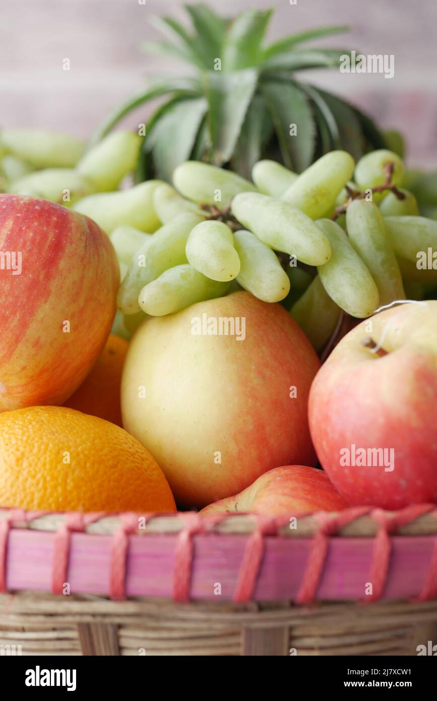 Mixed variety exotic fruits hi-res stock photography and images - Alamy