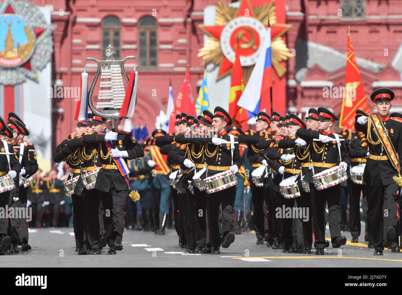 Moscow. Cadets of the Moscow military and musical school of a name of ...