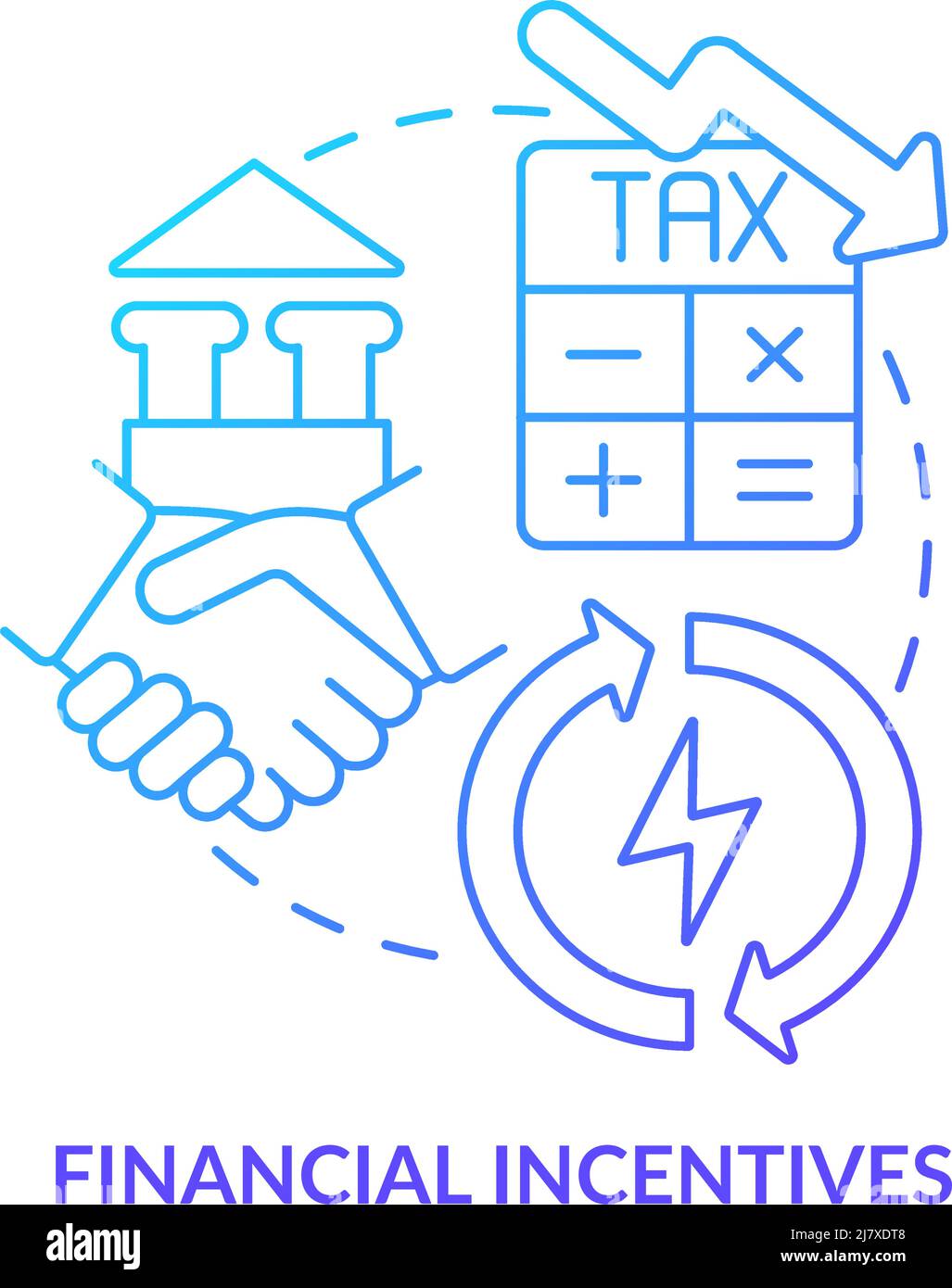 Tax planning logo Stock Vector Images - Alamy