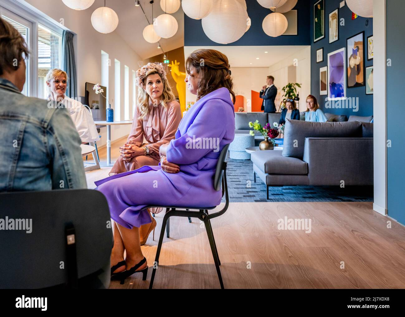 Queen Maxima at the opening of The Jeroen Pit House in Amsterdam ...