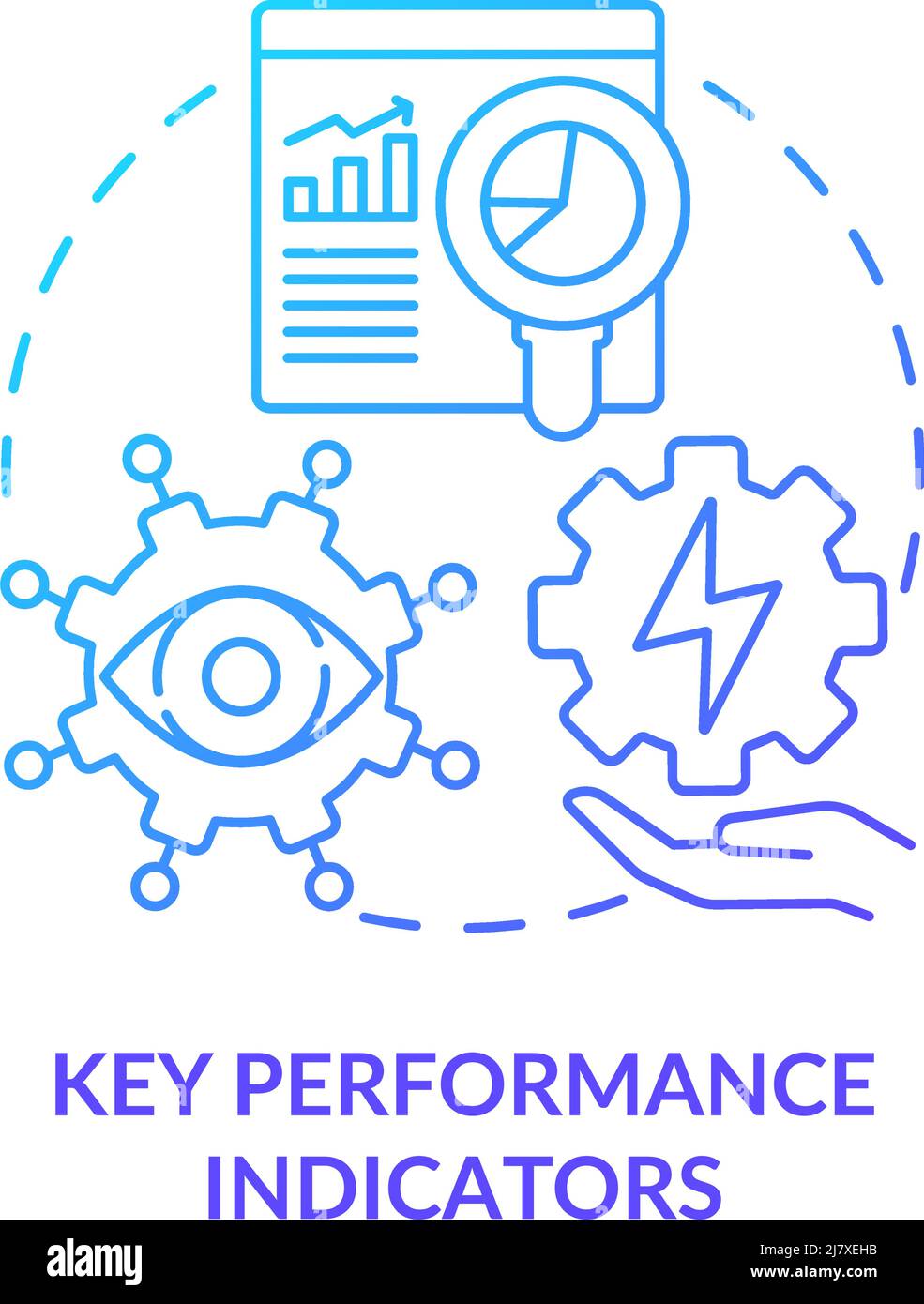 Kpi key performance indicators Stock Vector Images - Alamy