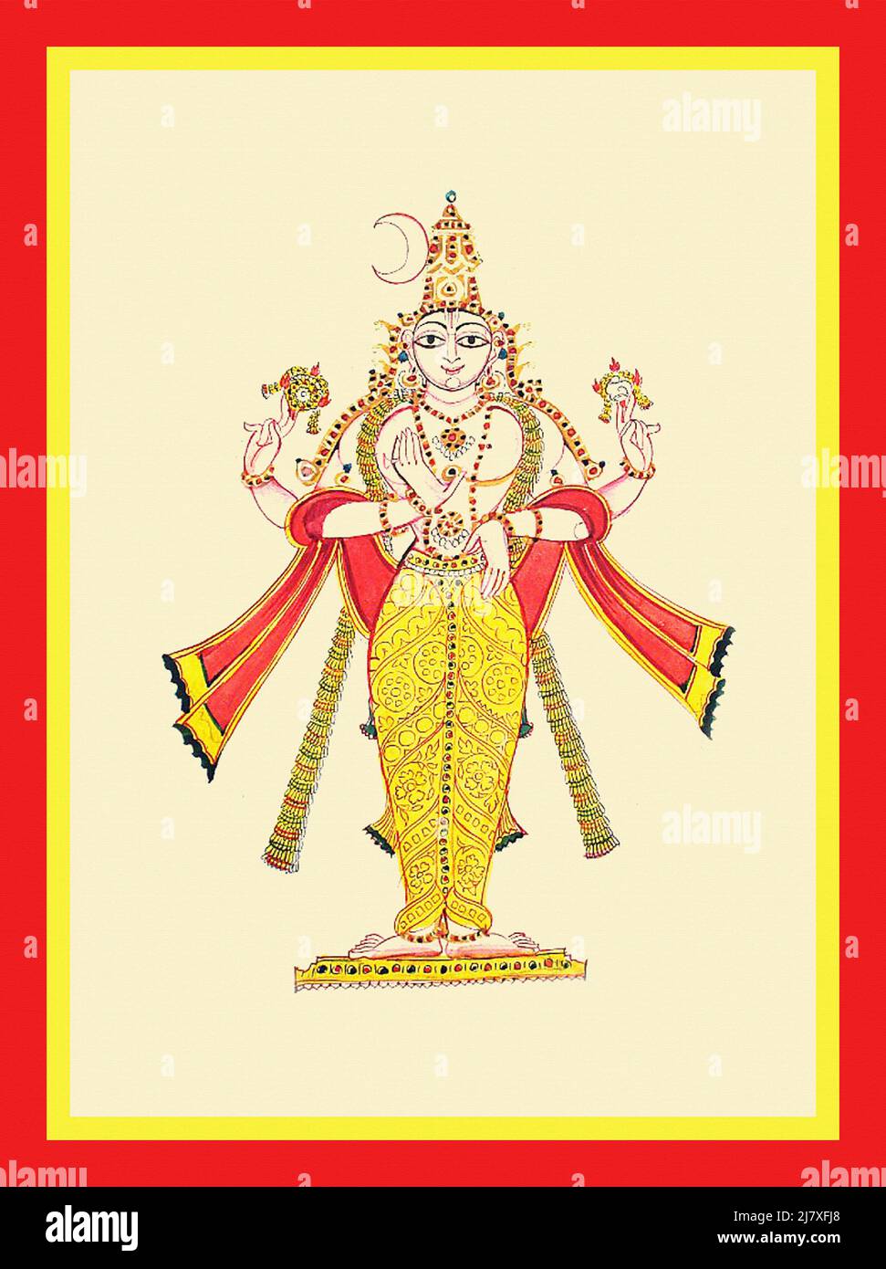 The Magnificently attired Sūrya Stock Photo - Alamy