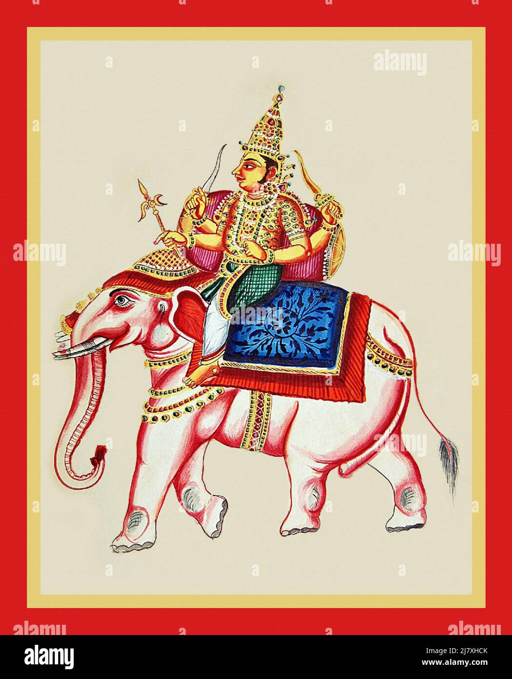 Hindu deity indra hi-res stock photography and images - Alamy