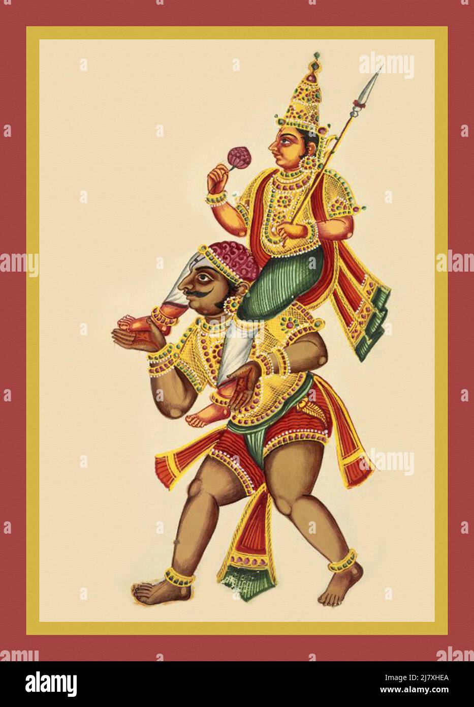 Nirruti, guardian of the south-west Stock Photo - Alamy