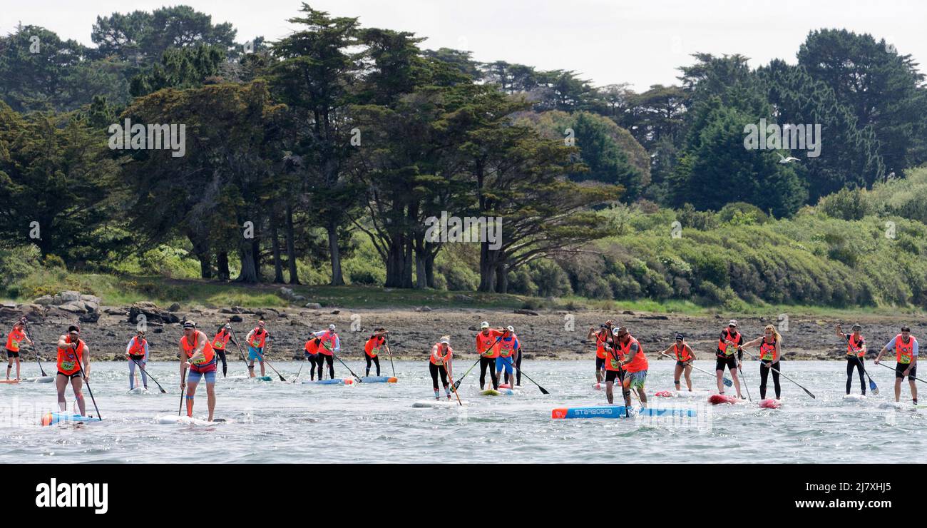 Ambiance, illustration during the SNSM Morbihan Paddle Trophy 2022 ...