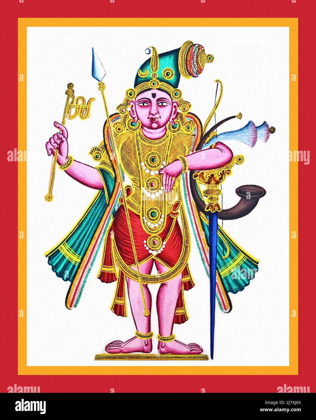 The utsava murti of Rajagopalasvami of Mannargudi Stock Photo - Alamy