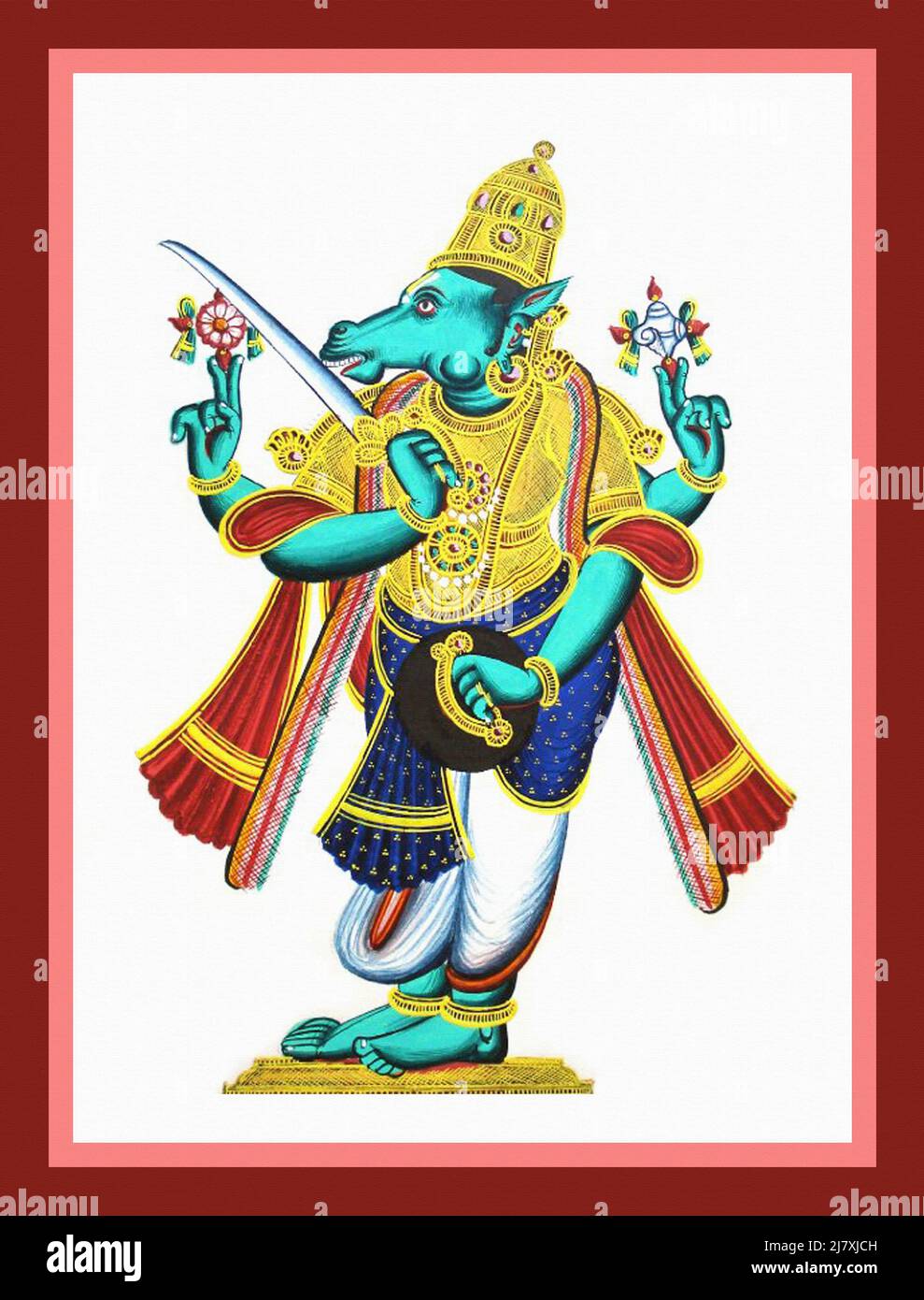 Hindu god vishnu stands hi-res stock photography and images - Alamy