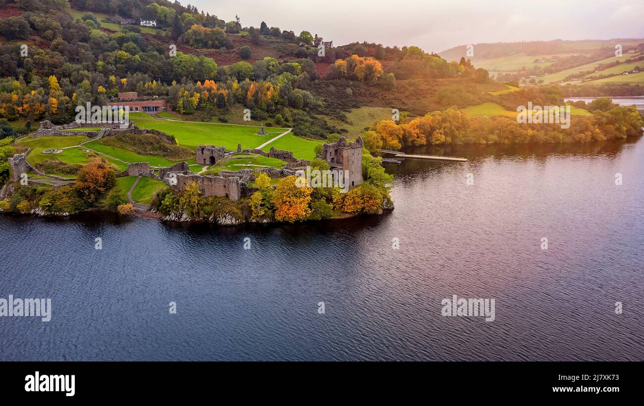 Loch ness aerial hi-res stock photography and images - Alamy