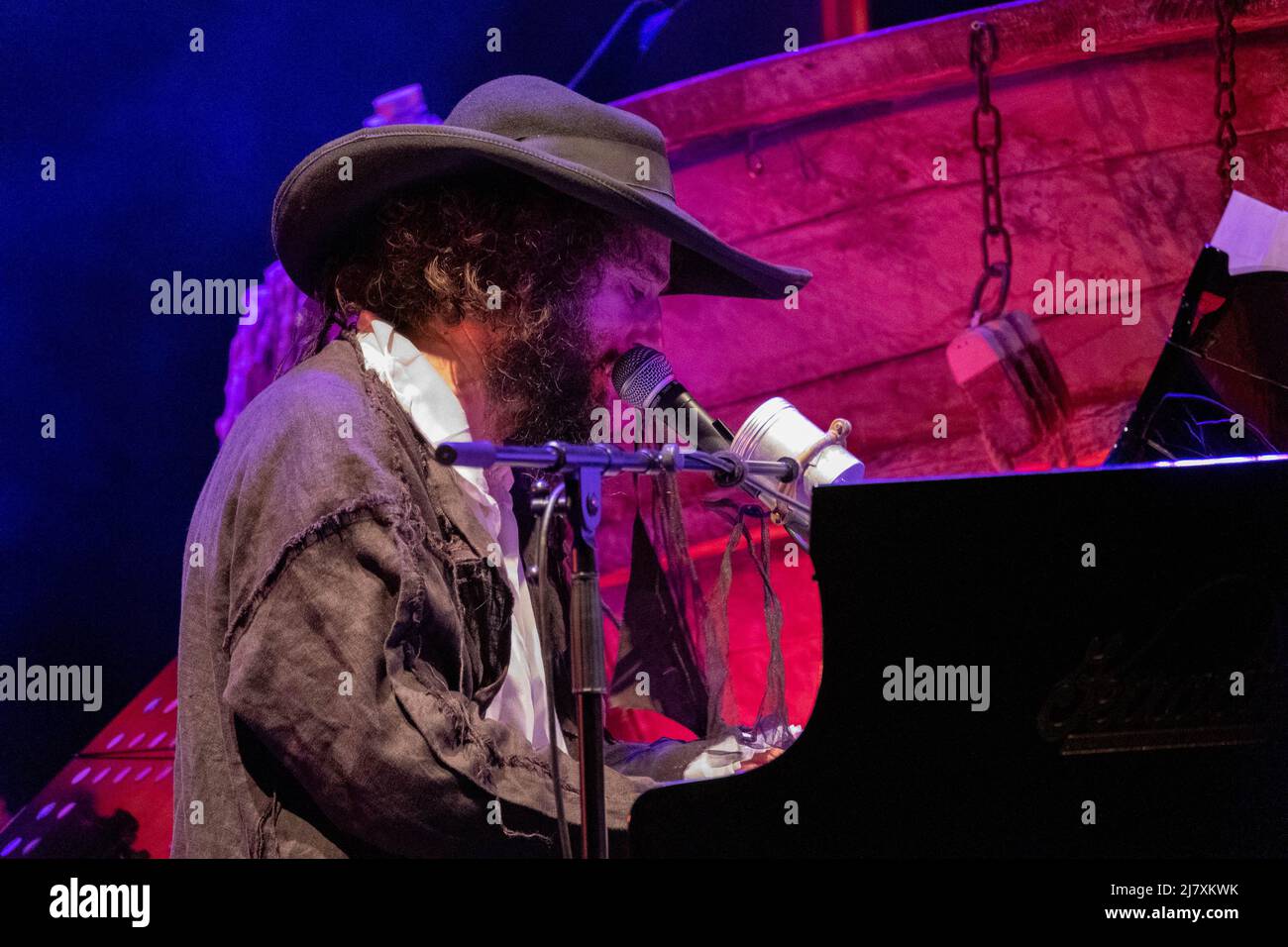 Vinicio Capossela, an Italian sing-song writers and multi ...