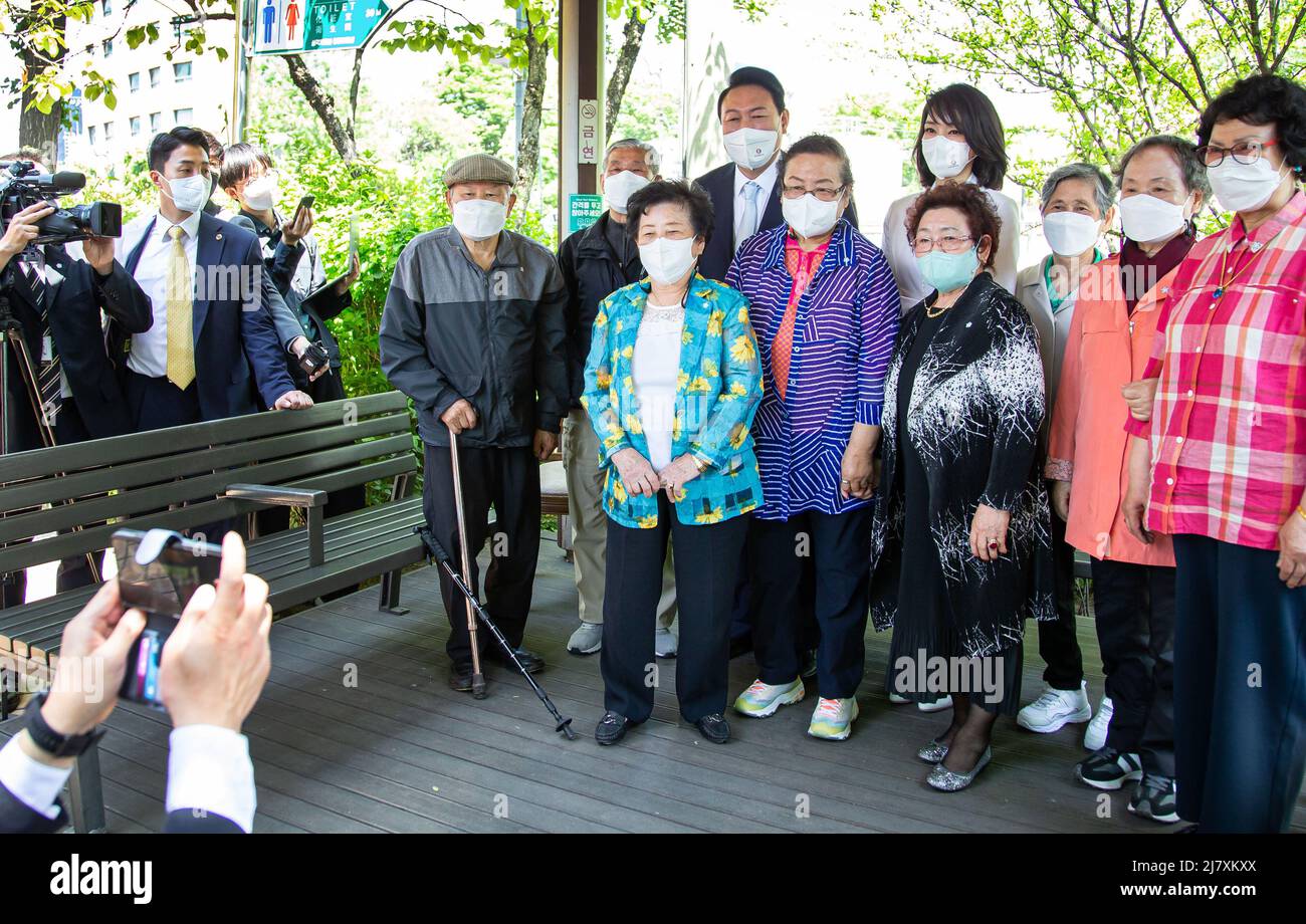 Seoul, South Korea. 10th May, 2022. After the inauguration ceremony of ...