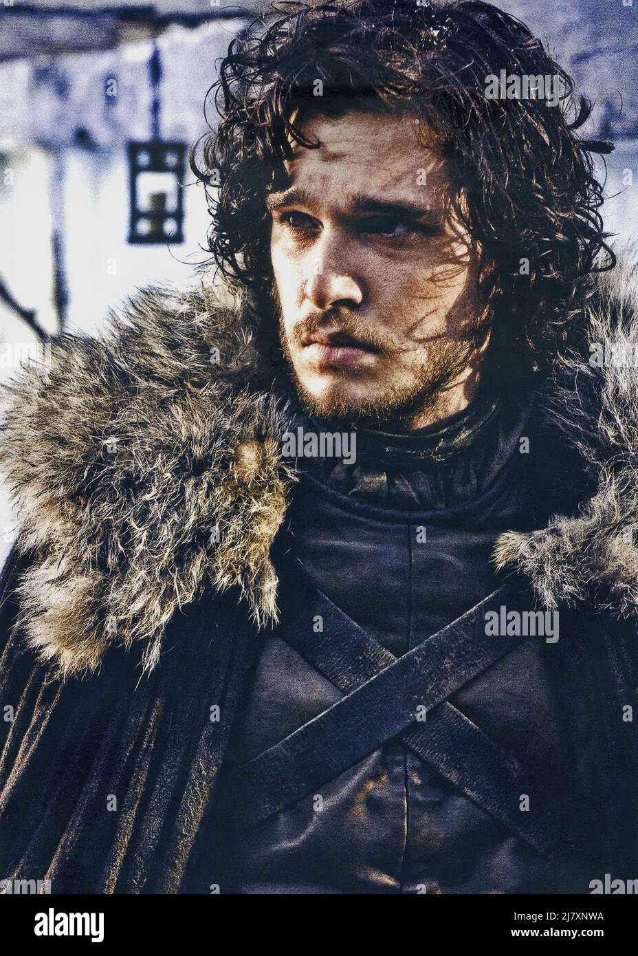 Actor Kit Harington as Jon Snow in the fantasy drama television series ...