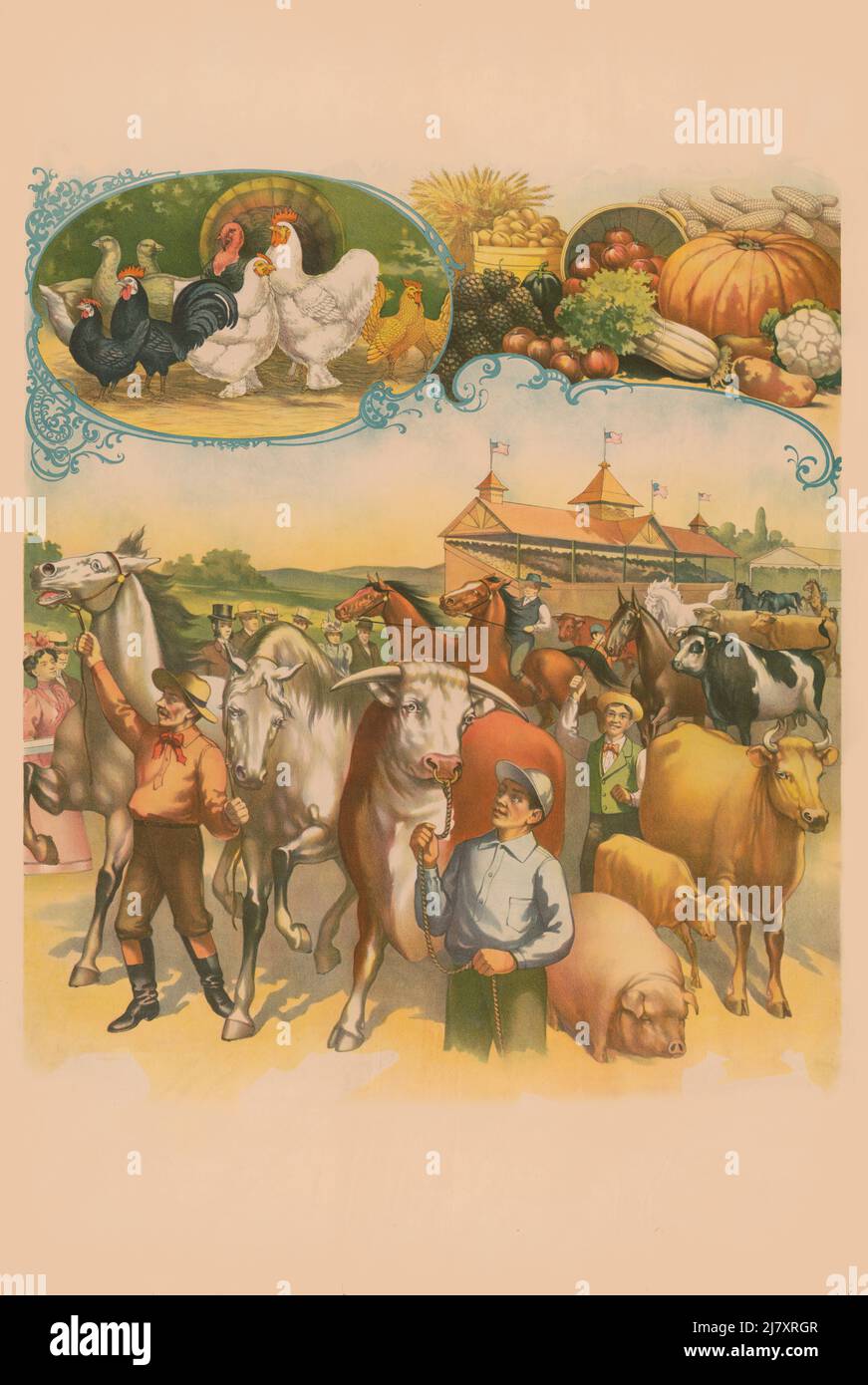 Stock Stock Farm Show Poster Stock Photo - Alamy