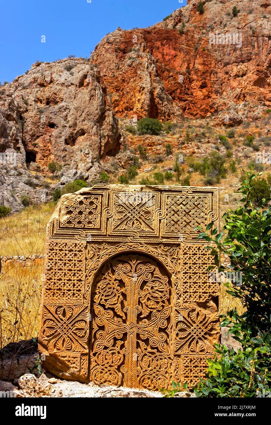 Khachkar cross hi-res stock photography and images - Alamy