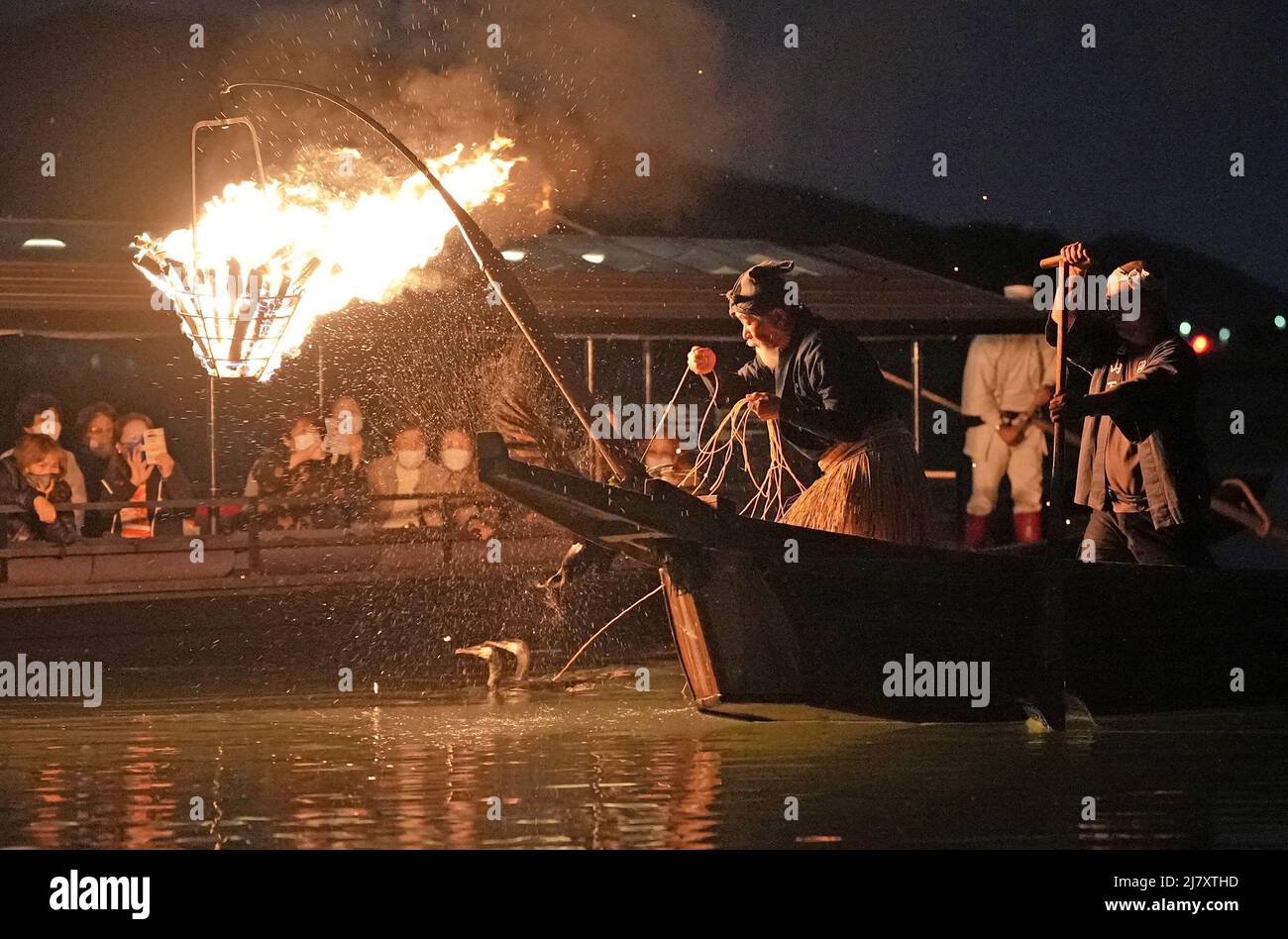 This year's "ukai" traditional cormorant fishing starts on the Nagara ...