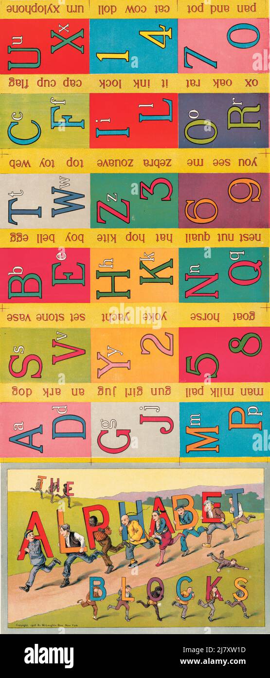 The alphabet blocks Stock Photo - Alamy