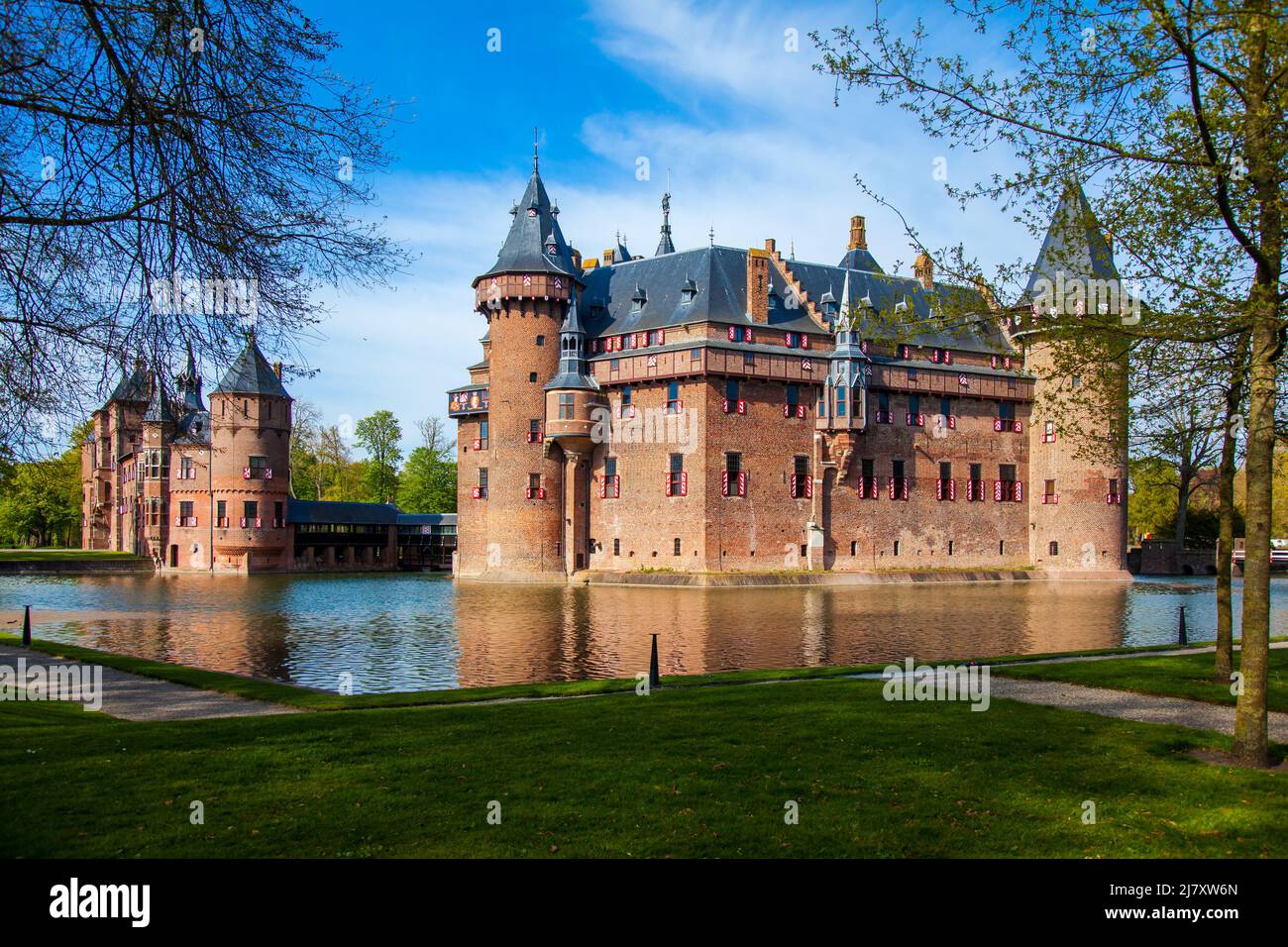 Medieval castle De Haar, Utrecht, Netherlands Stock Photo - Alamy