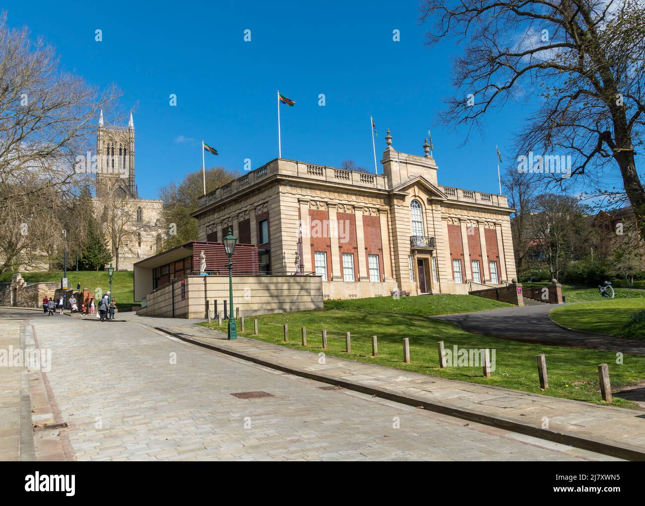 The Usher Gallery from danesgate 2022 Stock Photo - Alamy
