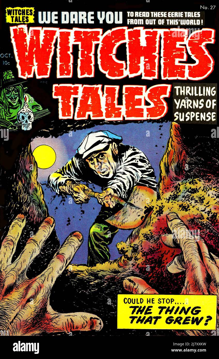 Witches Tales #27 The Thing That Grew Stock Photo - Alamy